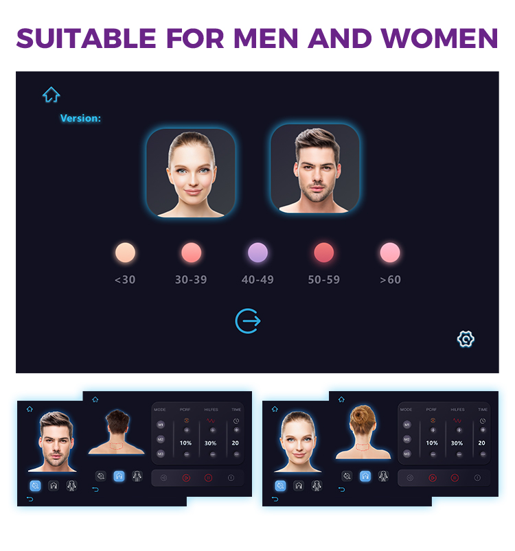 Rf Tightening Lift EMS Facial Electromagnetic Stimulation Machine - Buy ...